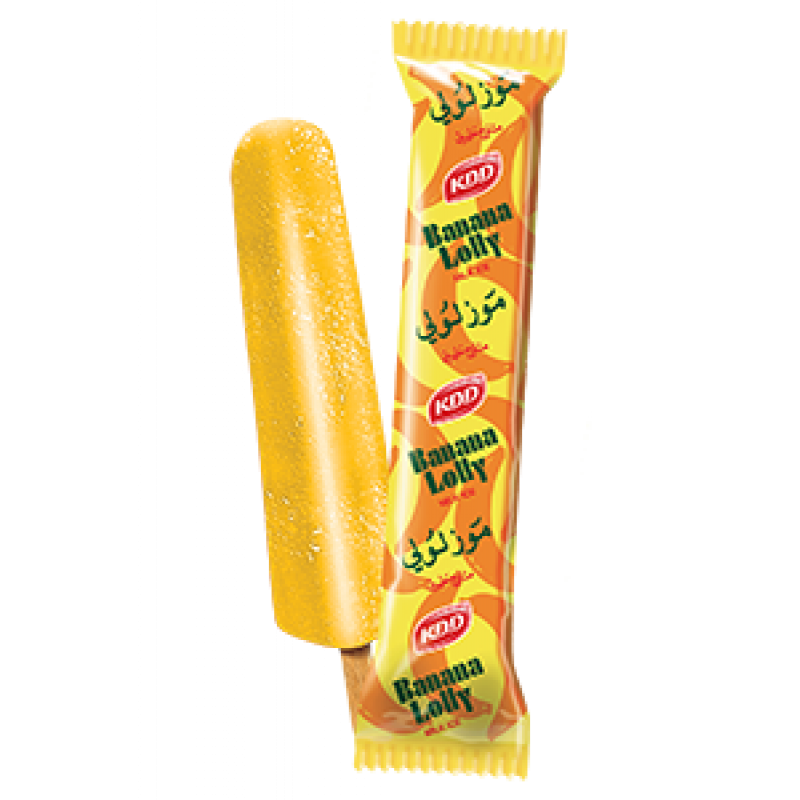 Banana Lolly Sticks 48 Pcs