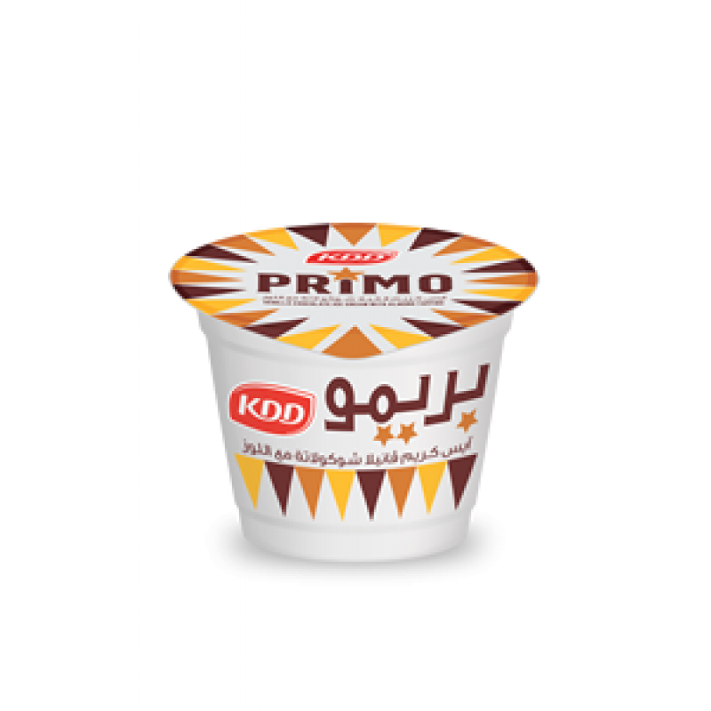 Primo Vanilla & Chocolate with Almonds Cups (24 Pcs)